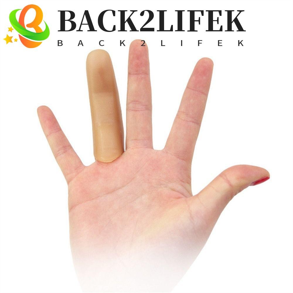 BACK2LIFEK Magic Fake Finger,ดําเนินการและหายไปหกนิ้วกลาง,อุปกรณ์มายากล ...