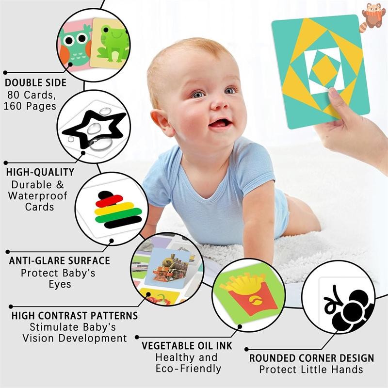 [AP] BABY VISION การ์ด Stimulus, การ์ดเด็กความคมชัดสูง, ck White ...