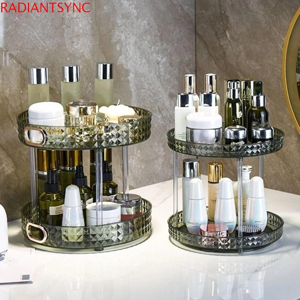 RADIANTSYNCชั้นเก็บเครื่องสําอาง,Multilayer 360 หมุนกล่องเก็บเครื่องสําอาง,ห้องน้ําOrganizer ...