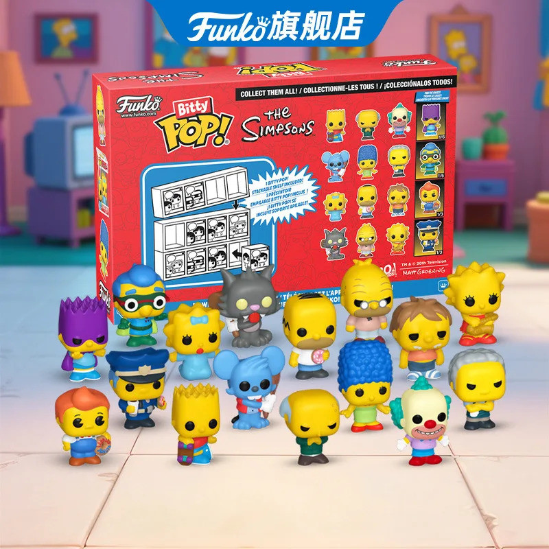 Funko Pop The Simpsons Series Blind Box Bitty 4 Pack Mini รูปเดสก์ท็อป ...