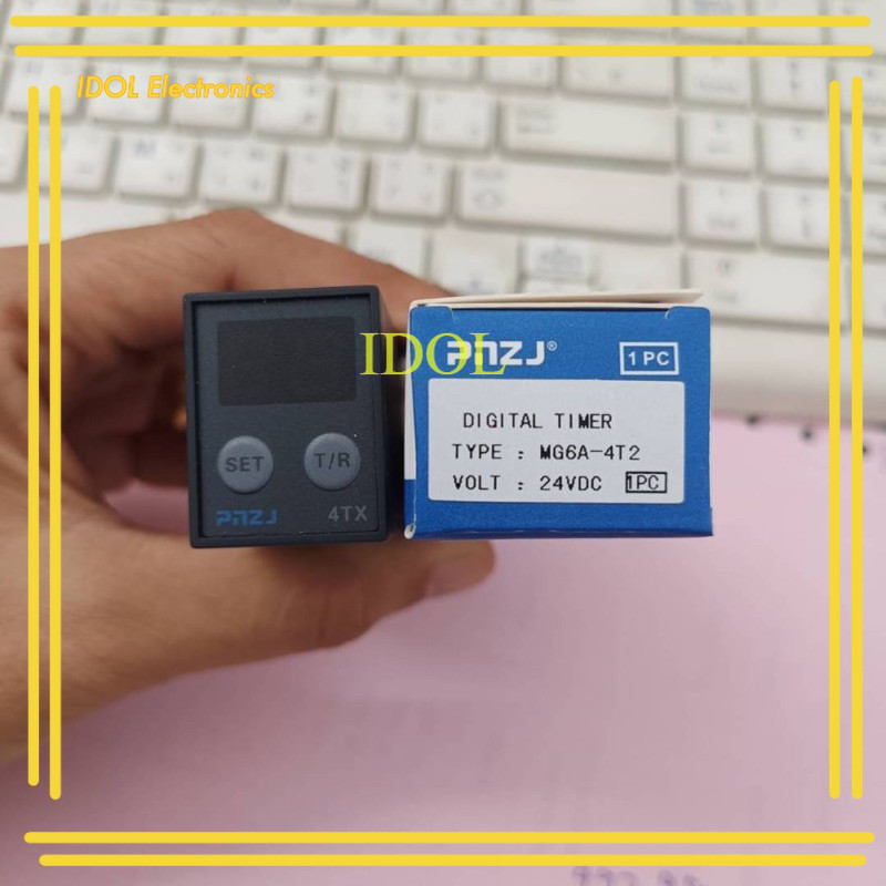 แท้ Digital timer MG6A-4T2 12vdc 24vdc 220vac ตัวตั้งเวลา พร้อมส่ง ...