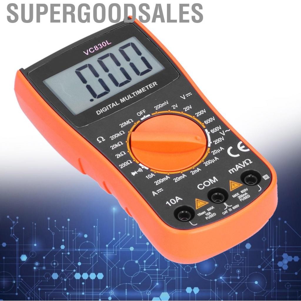 Supergoodsales Supergoodsales-th Digital Multimeter VC830L Electricians ...