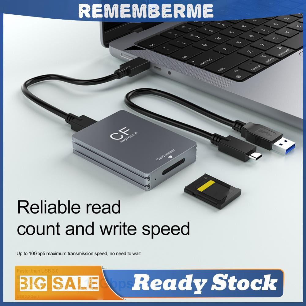 CFexpress เครื่องอ่านการ์ด Type A พร้อม USB C ถึง USB C/USB A สาย CF ...