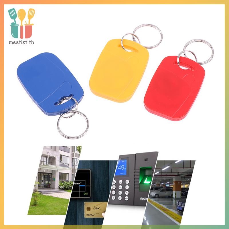 MEET IC + ID RFID Dual 125Khz และ 13.56Mhz Keyfobs EM4100 S50 ชิปสมาร์ท ...