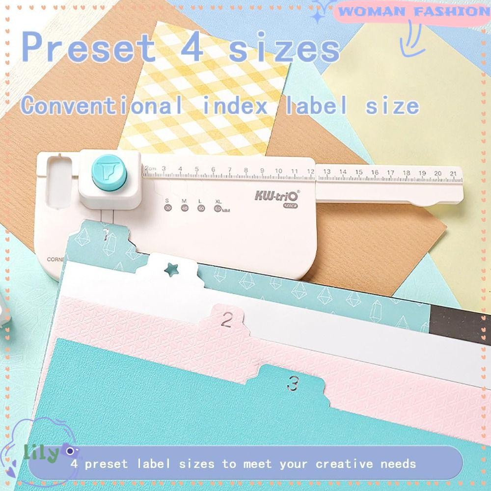 LILY Tab Punch Board, Label Punching Multifunctional Separator Page ...