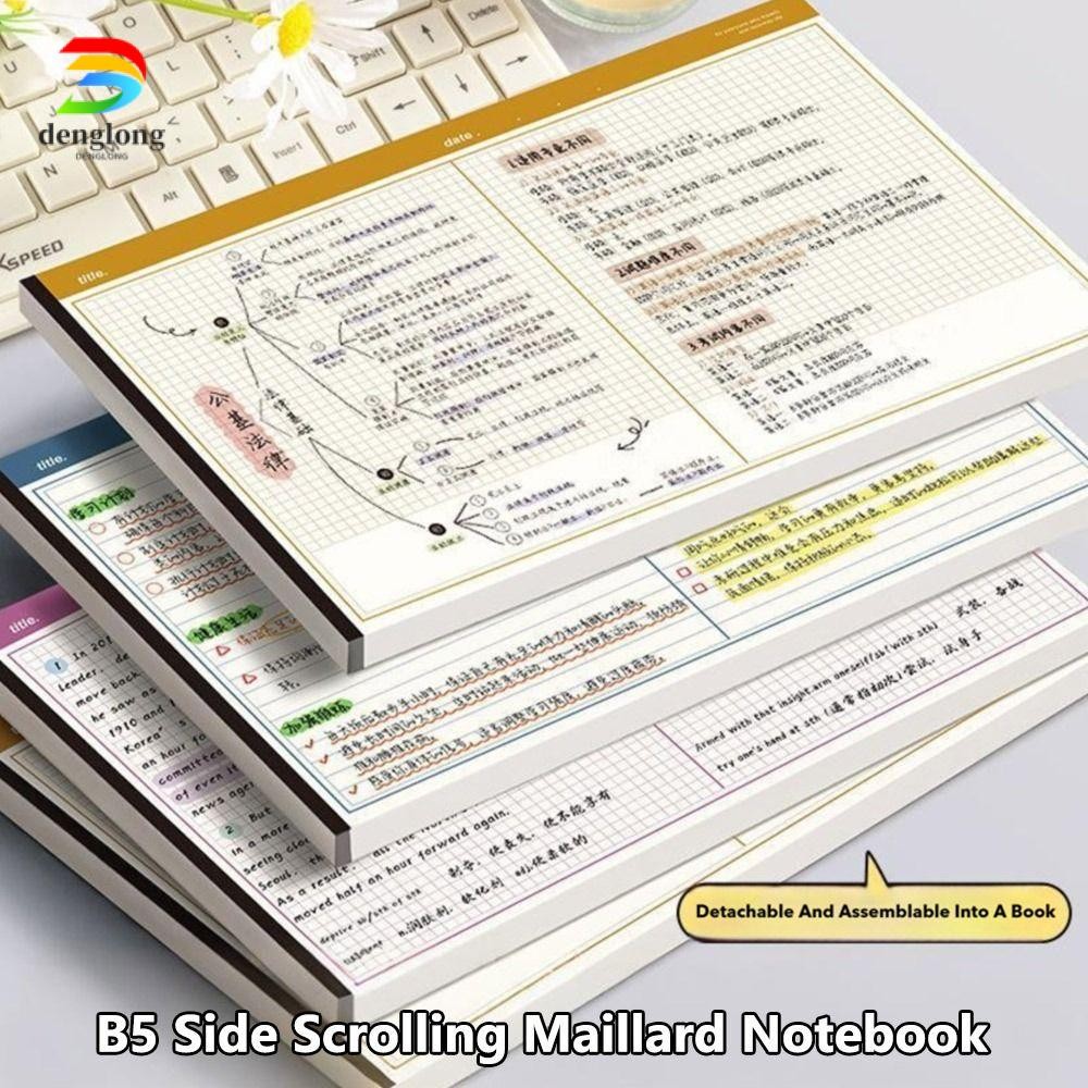 DENGLONG 20Sheeps/Book Notepad, Tearable B5 B5 Notebook, Simplicity ...