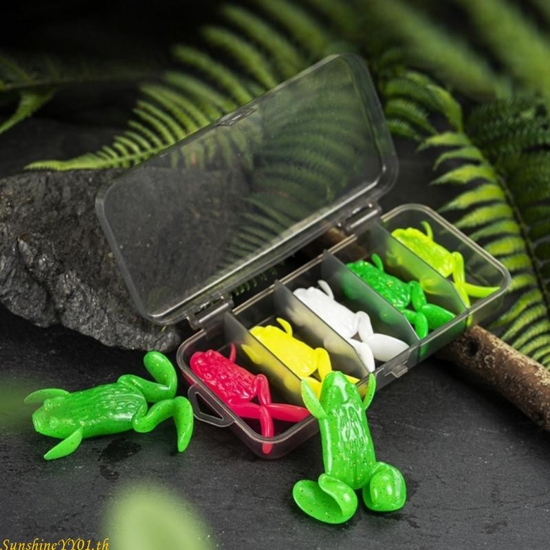 ชุดเหยื่อกบ SUN Frogs Lures ขนาด 3.7 ซม. และ 4.7 ซม. เหมาะสำหรับการตก ...