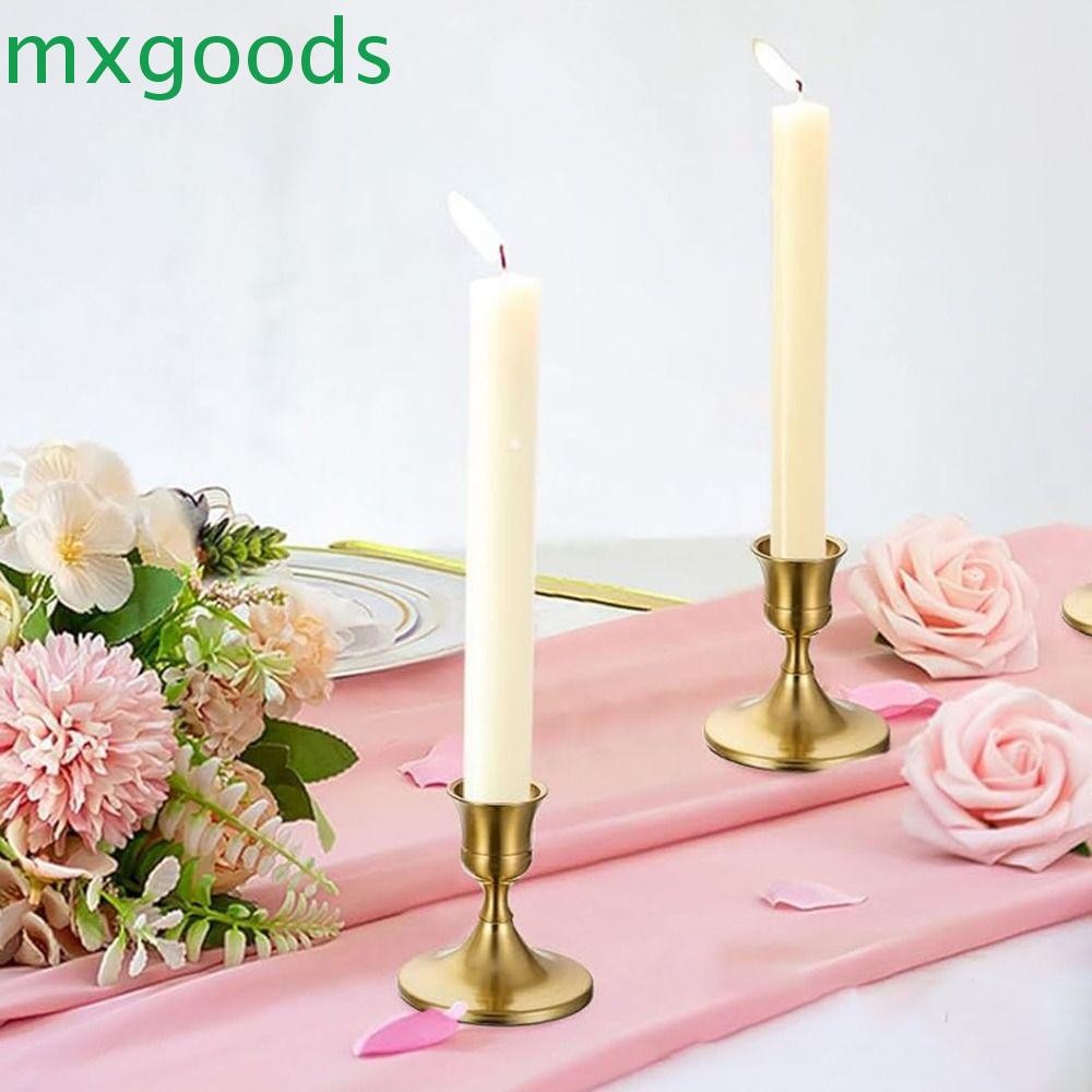 MXGOODS เชิงเทียนโลหะ 2 ชิ้น สไตล์นอร์ดิกและโรแมนติก ทนทาน มีสนิมสวยงาม | Shopee Thailand