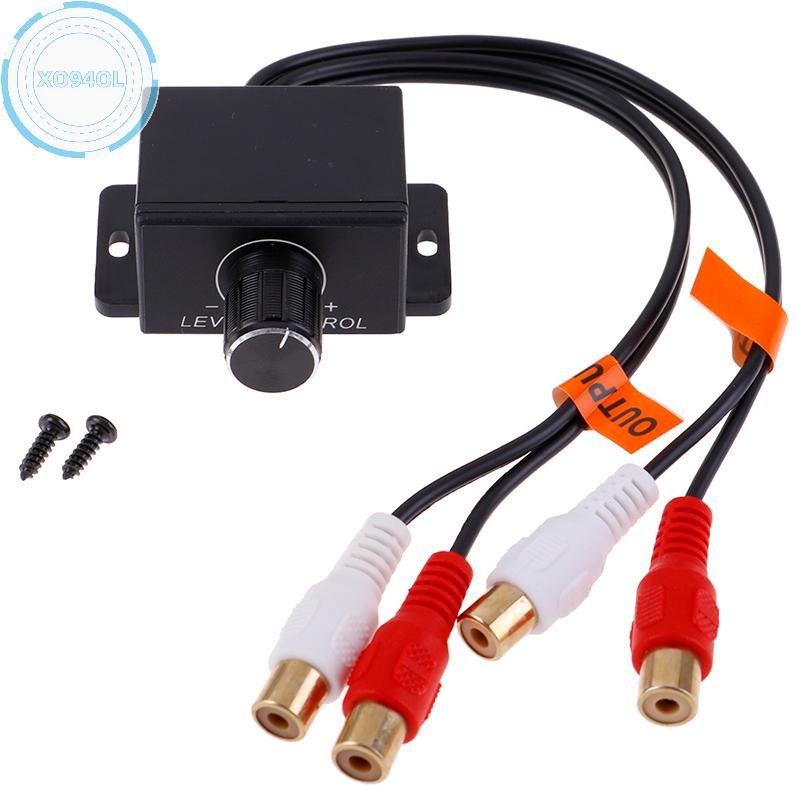Xo94ol Car Home Audio Amplifier Bass RCA Gain Level Volume Control Knob ...