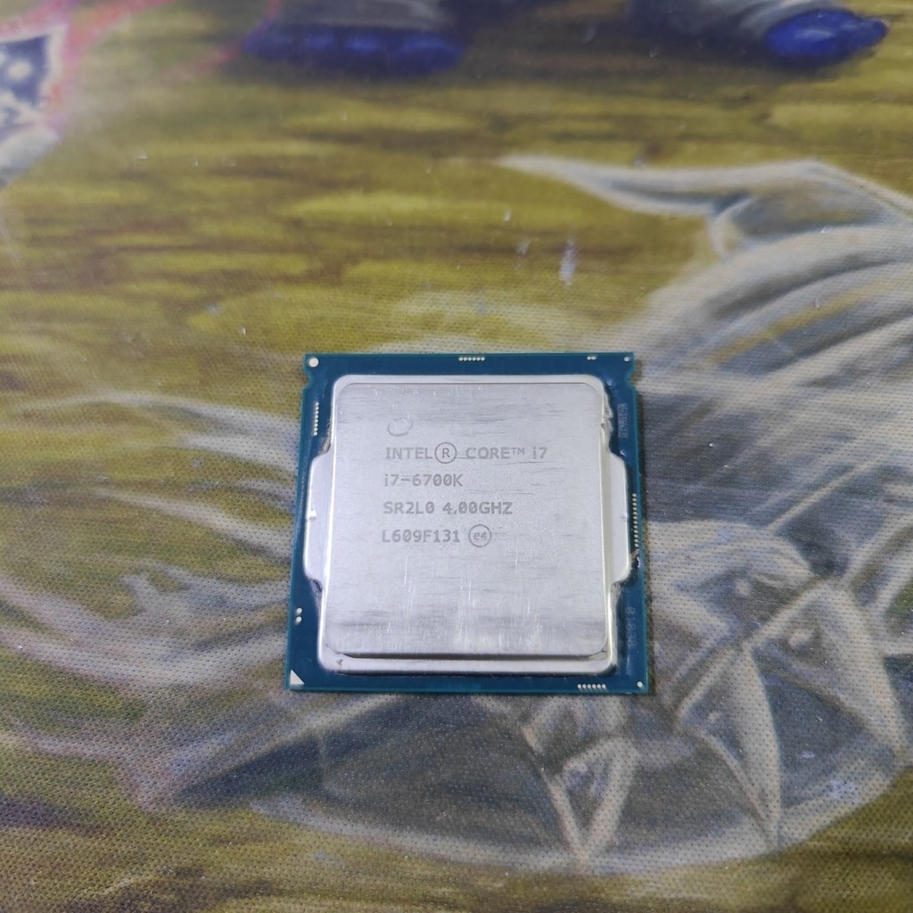 Intel Core I7 6700k 6700 7700 6600K cpu 1151 Quad Core 8 สายพร้อมจอแสดง ...