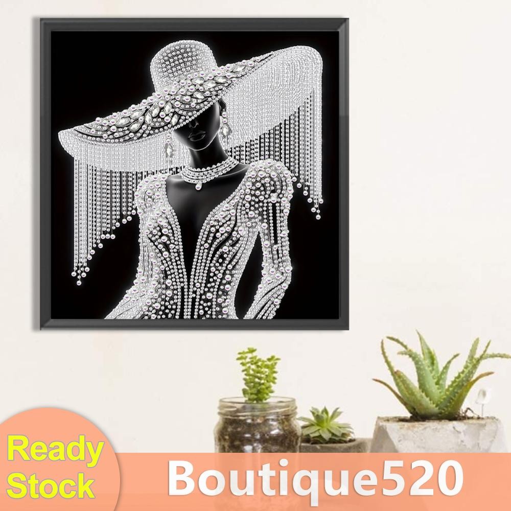 ชุดเจาะเพชร DIY Lady Theme ขนาด 30x30 cm งานศิลปะแบบ 5D สไตล์ ...