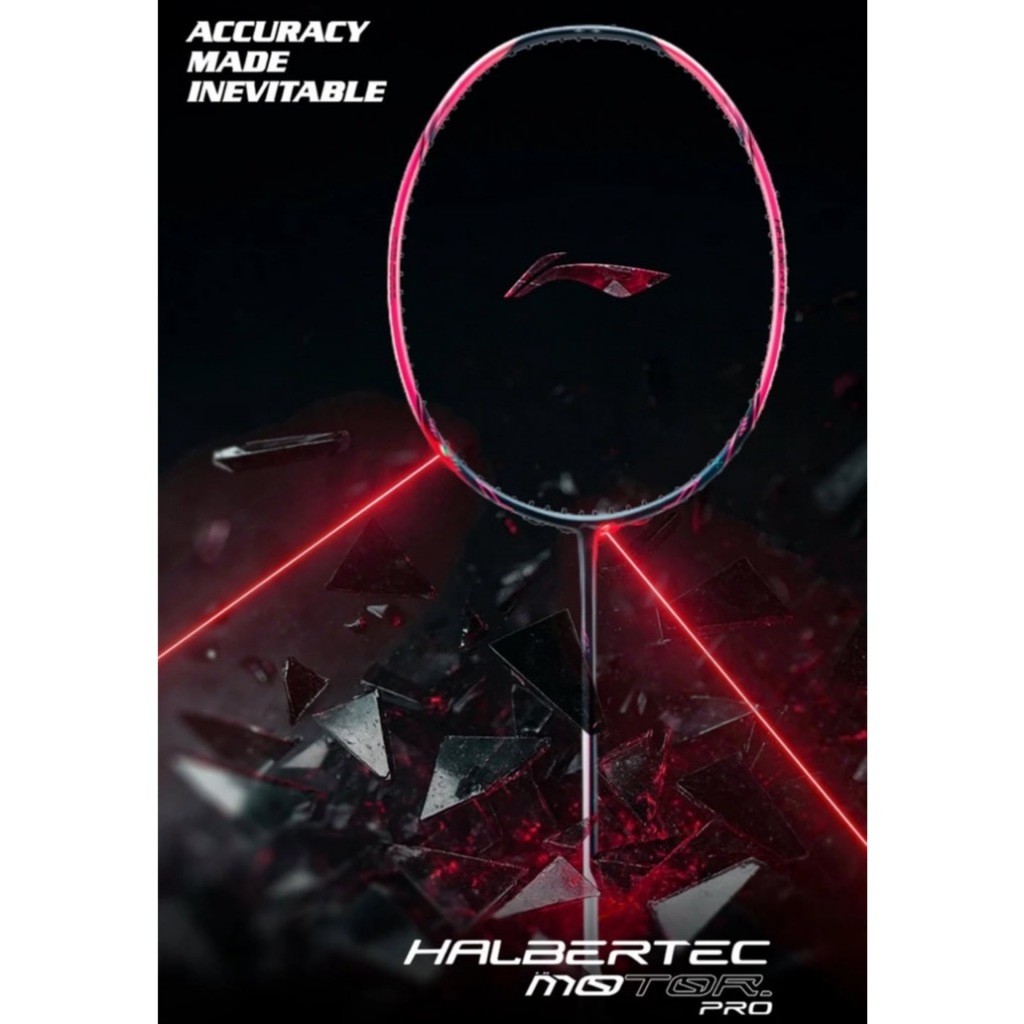 LI-NING HALBERTEC MOTOR PRO (BLACK/PINK/WHITE)(4U,5U) | Shopee Thailand