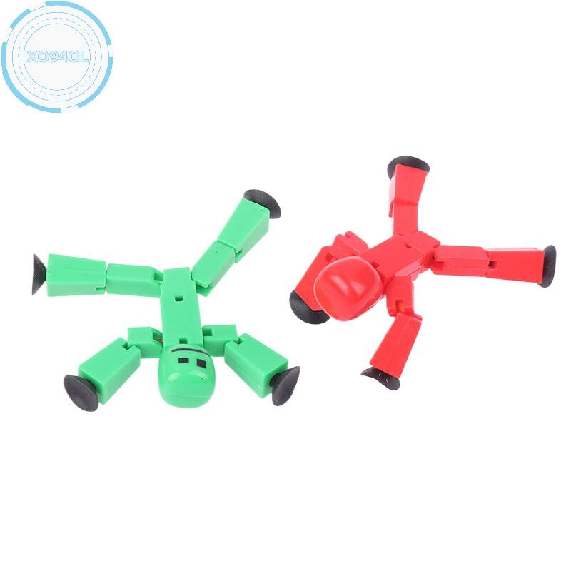 Xo94ol ดูดถ้วย Stickbot ของเล่น Sticky Robbot ของเล่นเด็ก Stick Bot ตลก ...