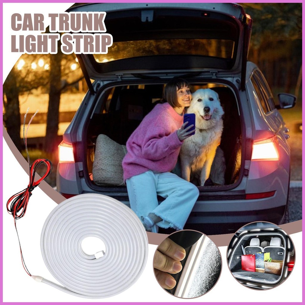 รถ Trunk Light Strip รถ Trunk LED Ambient Light ยานยนต์ภายในโคมไฟ ...