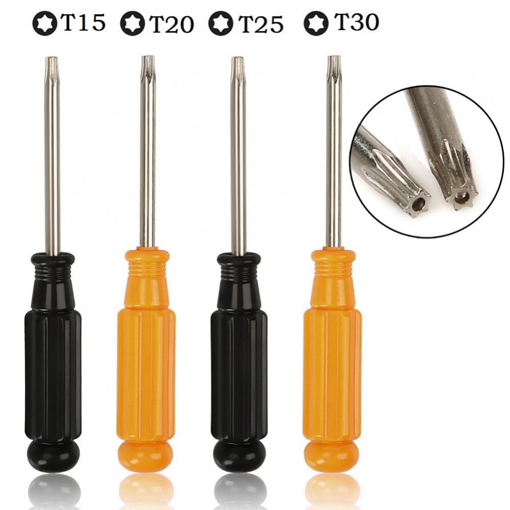 สะดวก T15 T20 T25 T30 ไขควงสําหรับ Tamper Proof Security Bolt Holes ...