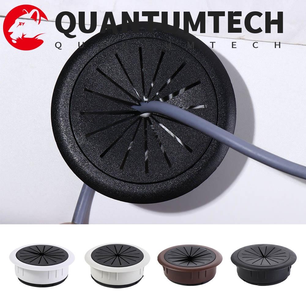 QUANTUMTECH ฝาครอบรูลวด Grommet, Universal กันฝุ่นสายฝาครอบ,ตาราง Grommet พลาสติกรอบ 50/60 มม. ...