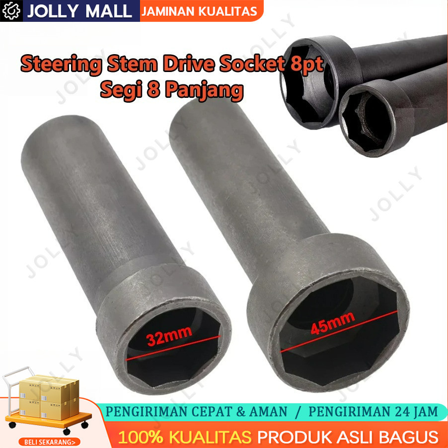 32MM 45MM 8PT DEEP LONG SOCKET WRENCH สําหรับรถจักรยานยนต์ไฟฟ้า, VOLTA และ HONDA MOTORCYCLES ...