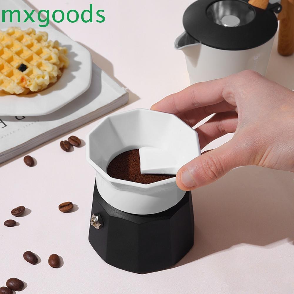 MXGOODS Moka Pot Tamper, 65 มม.2/3 ถ้วยโรตารีผงยาแหวน,ครัวเรือนไม่มี Pressed Powder ABS Anti ...