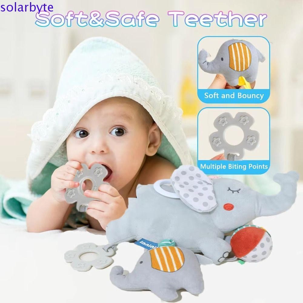 SOLARBYTE Baby Plush Car Bed Hanging,แขวน Rattles with Ringing Bell ...