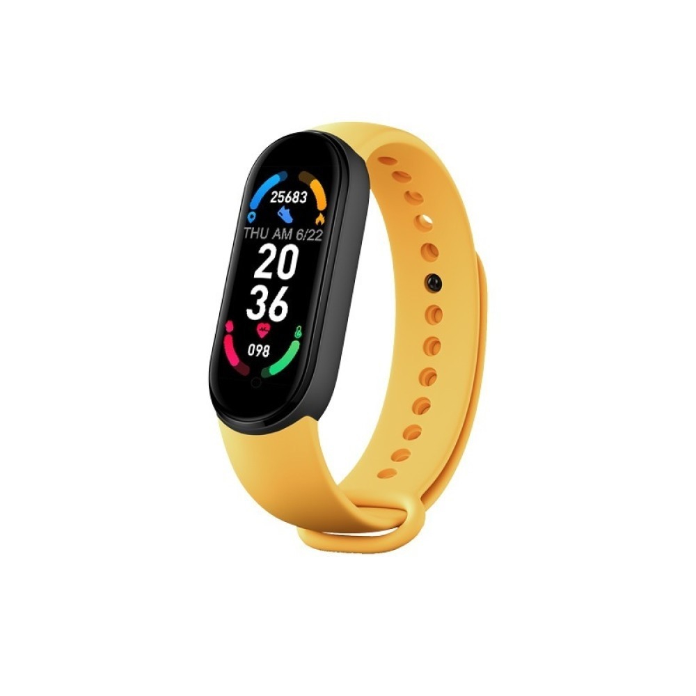 M6สมาร์ทนาฬิกาผู้ชายผู้หญิง Heart Rate Monitor บลูทูธกีฬา Smartwatch ...