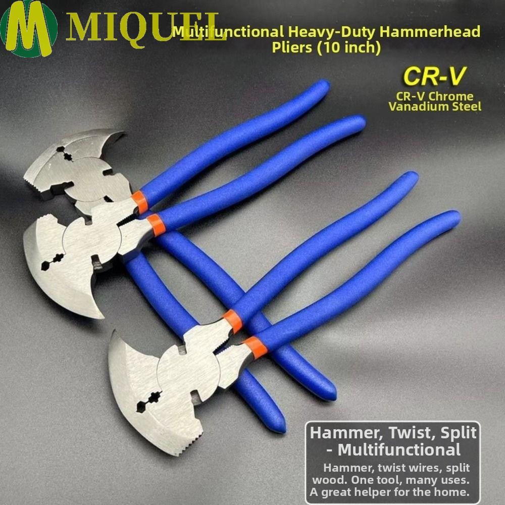 MIQUEL ฟันดาบ Plier, Parallel Jaws Soft Grip Slip Joint Plier, Heavy ...