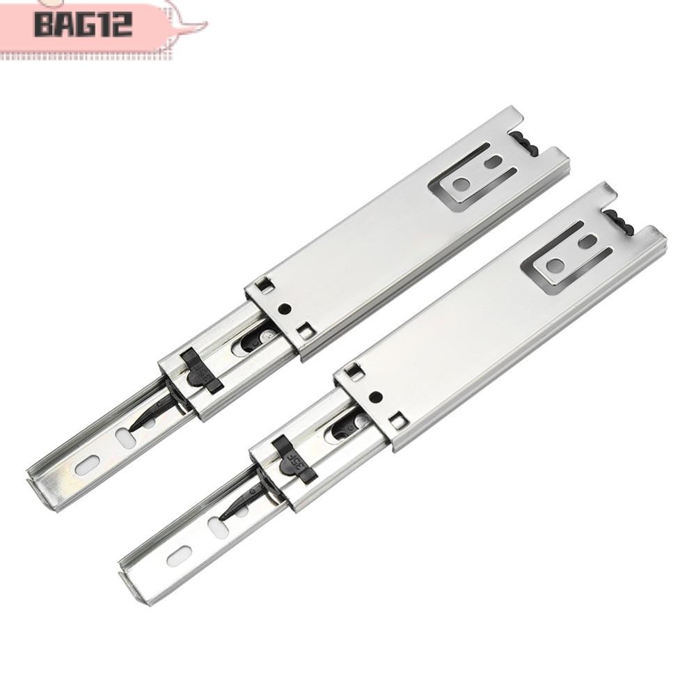 กระเป๋า 2 ชิ้นตู้ Glides, Silver Side Mount Drawer Slides, Mini Full ...