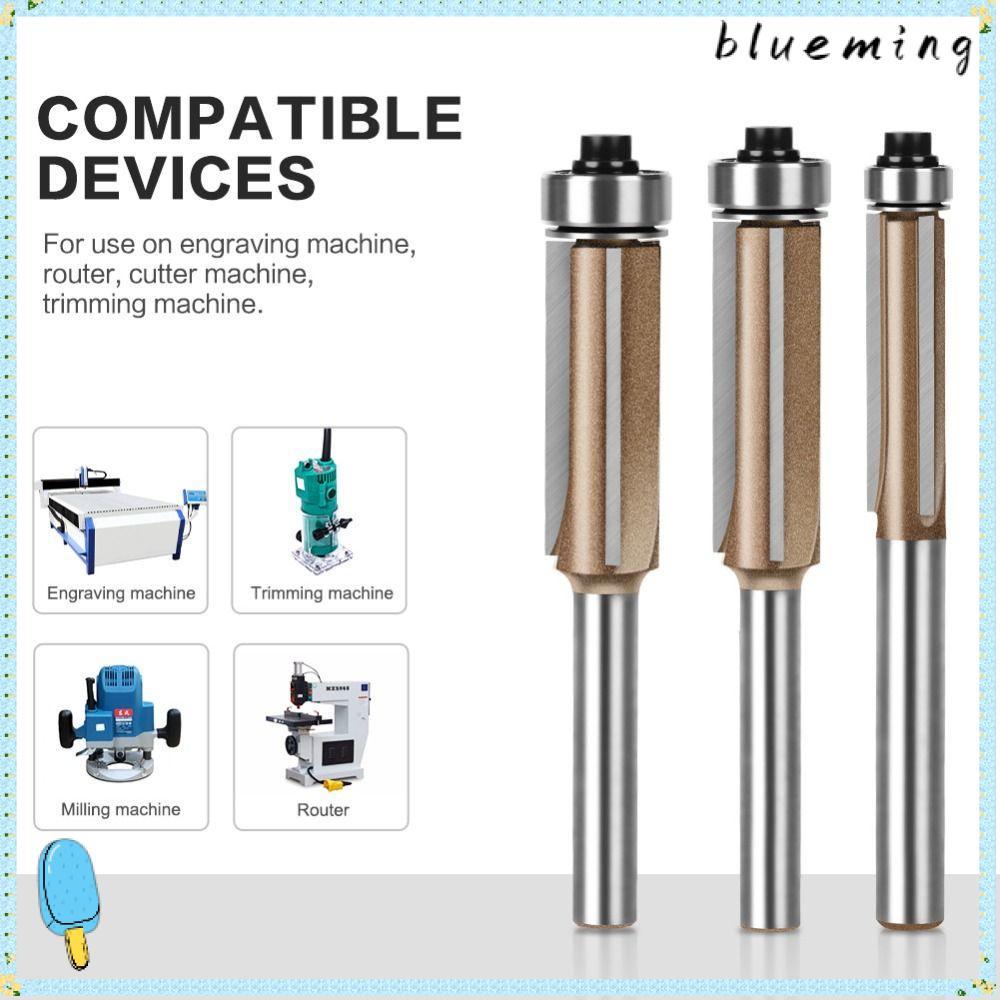 BLUEMING Flush Trim Bits, 1/4 "Shank Professional Trim Router Bits ...