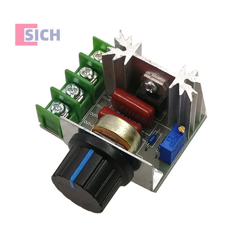 [Sich] 2000W SCR ตัวควบคุมความเร็วตัวควบคุมแรงดันไฟฟ้าเทอร์โมโมดูลตัว ...