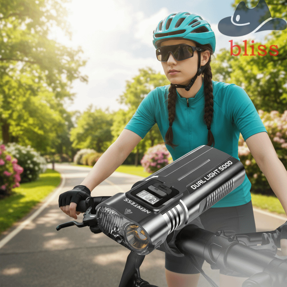 ไฟหน้าจักรยayan USB ชาร์จได้, พกพาสะดวก ส่องสว่าง, กันน้ำ และติดตั้งง่ายสำหรับการใช้งานบนท้องถนน ...