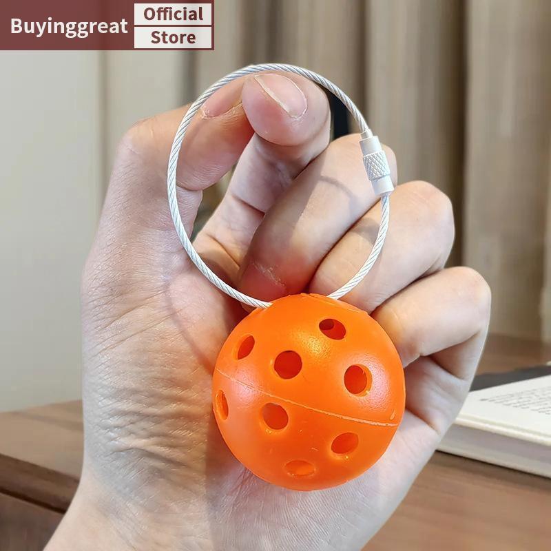 TST Creative Pickleball Racket พวงกุญแจโลหะสีสัน Hollow Golf Ball พวง ...