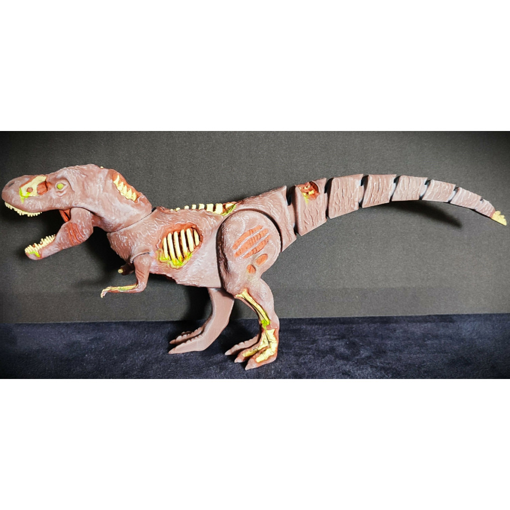 ของเล่นไดโนเสาร์ Cuero Zombie T-rex Articulation | Shopee Thailand
