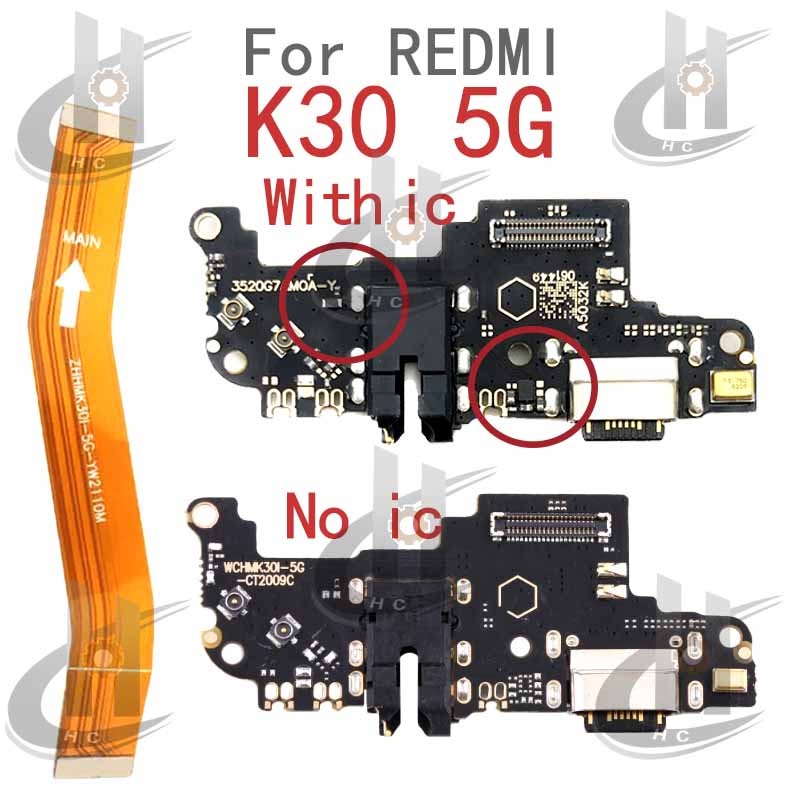 สําหรับ Xiaomi Redmi K30 5G Charger USB Connector Dock ชาร์จพอร์ตแจ็ค ...