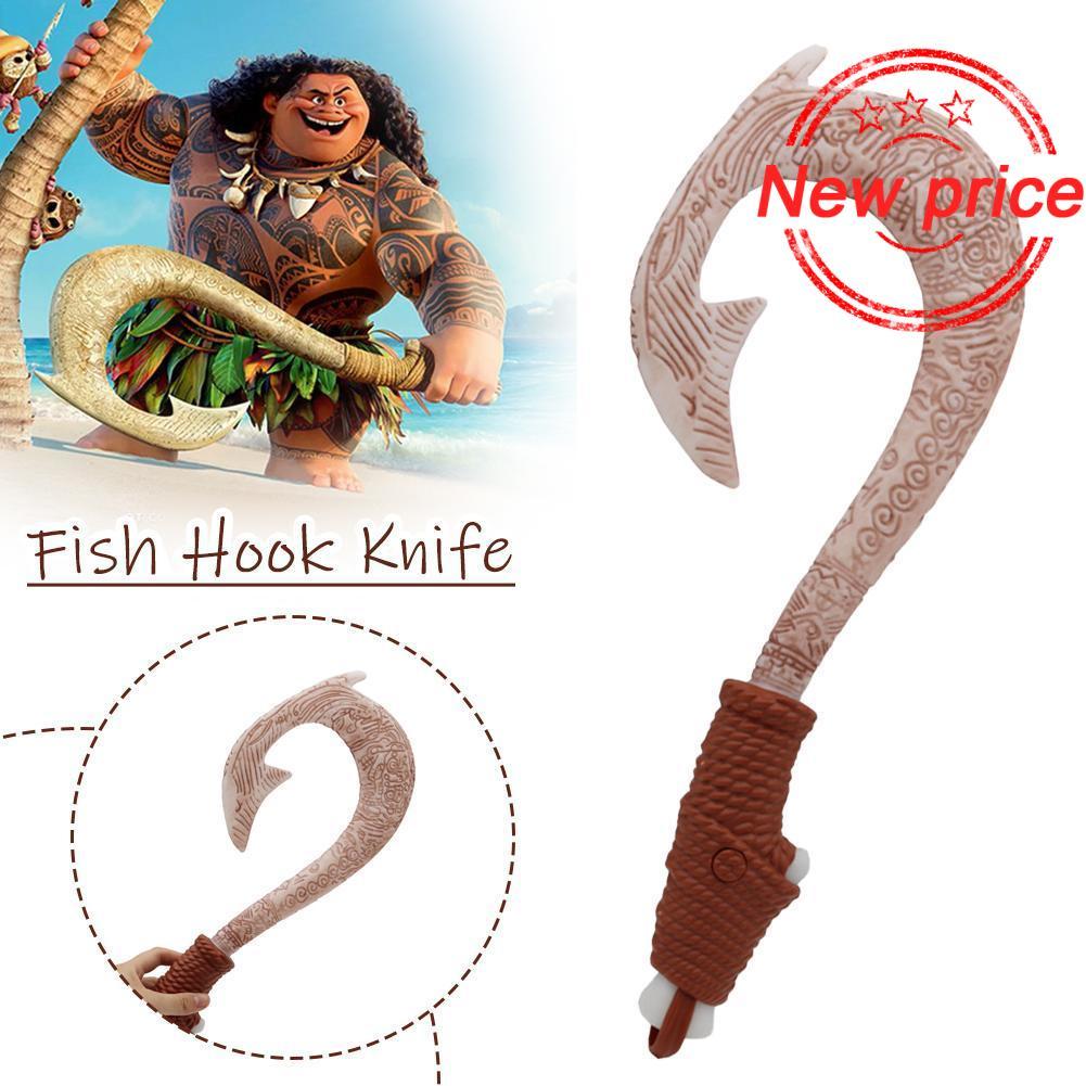 Moana 2 Ocean Adventure Fishhook ของเล่น Motion เปิดใช้งานไฟและเสียงคอ ...