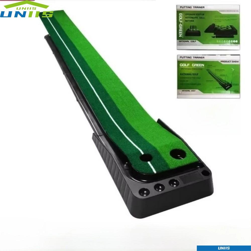 UNIIS Golf Putter Mat, Bottom Pads Return Fairway Golf Practice Mats ...