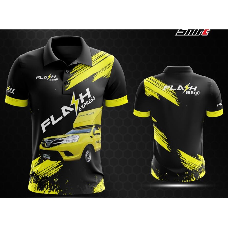 Flash Express Baju เสื้อยืดไมโครไฟเบอร์ | Shopee Thailand