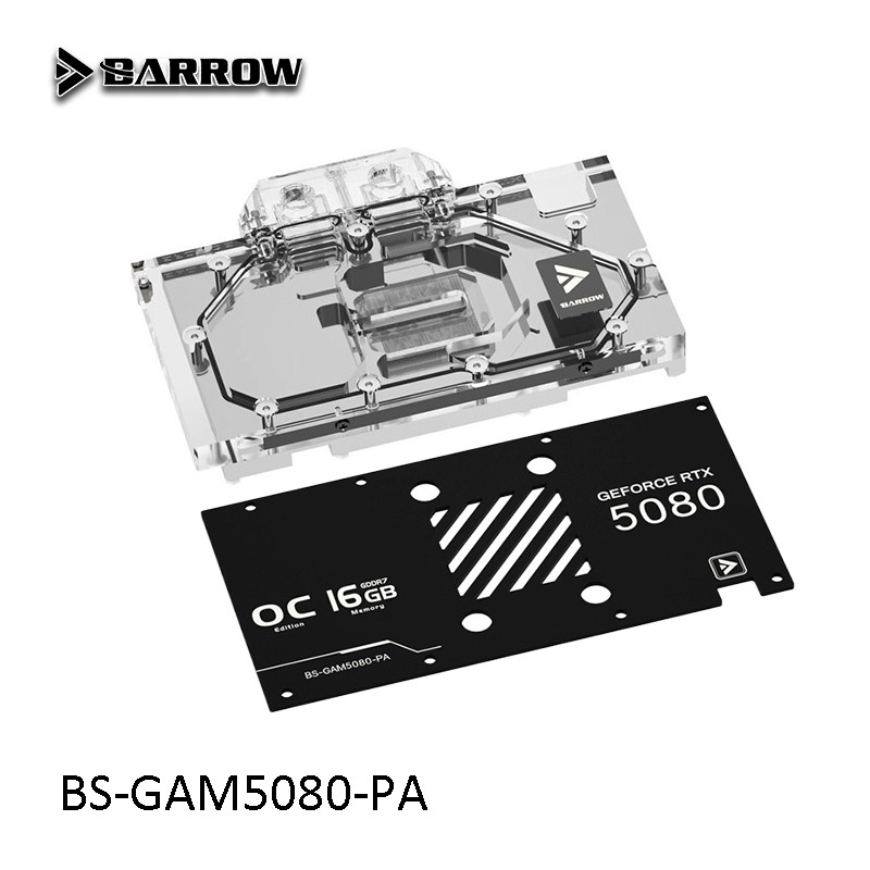 Barrow full coverage GPU Block สําหรับ GALAX RTX 5080 /5070 Ti 1-Click ...