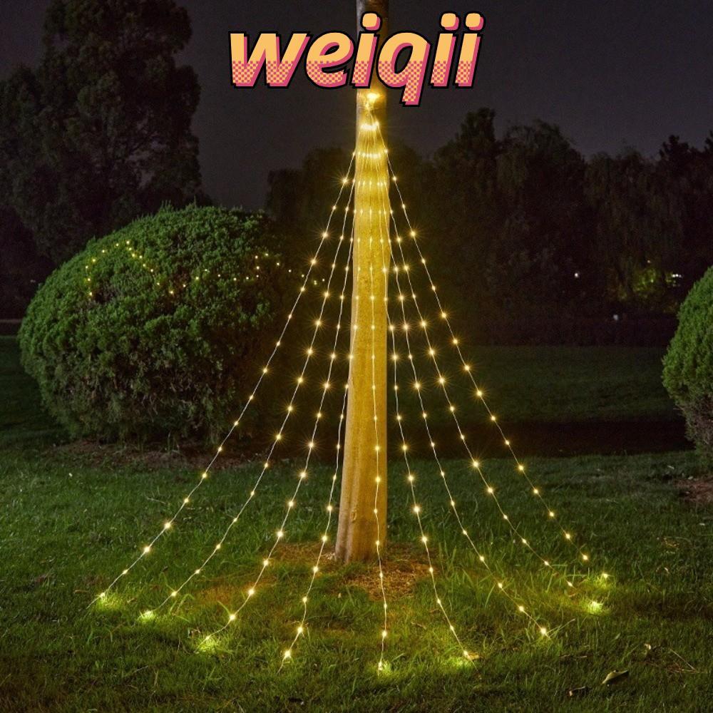 WEIQII สายไฟ LED, Pentagram 2M Christmas Light String, ไฟงานรื่นเริง ...