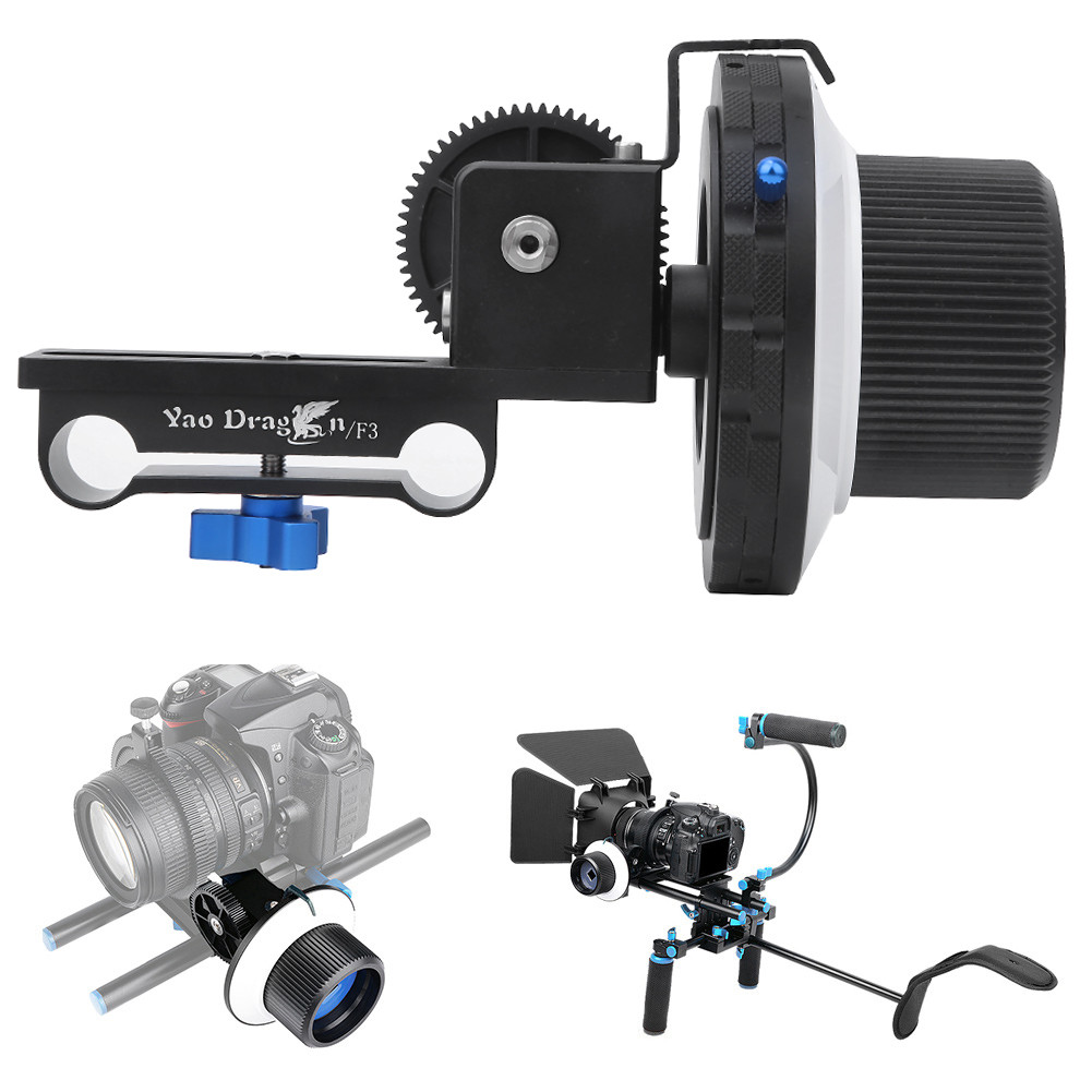 คุณภาพความน่าเชื่อถือสูง Universal Follow Focus สำหรับกล้องดิจิตอล DSLR ...
