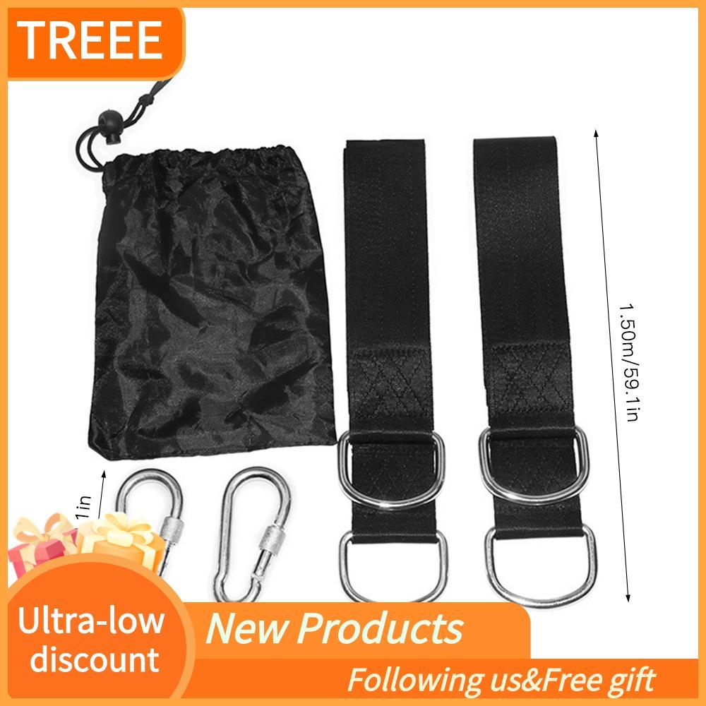 treee Tree Swing Straps Hanging Kit with Carabiners Storage Bag ไม้แขวน ...