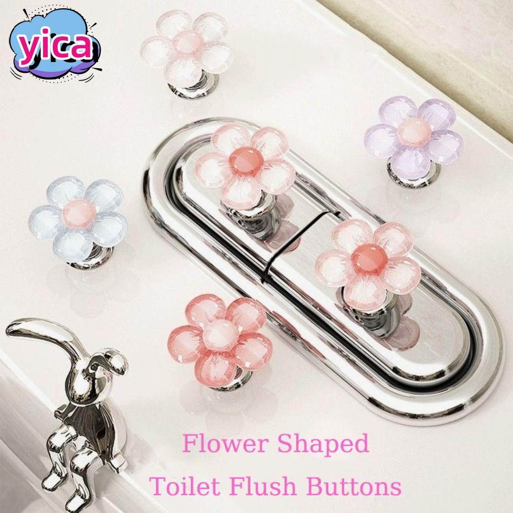 YICA 1/2PCS ปุ่มฟลัชห้องน้ํา, ปุ่มถังห้องน้ําประหยัดแรงงานตัวยกฝา ...