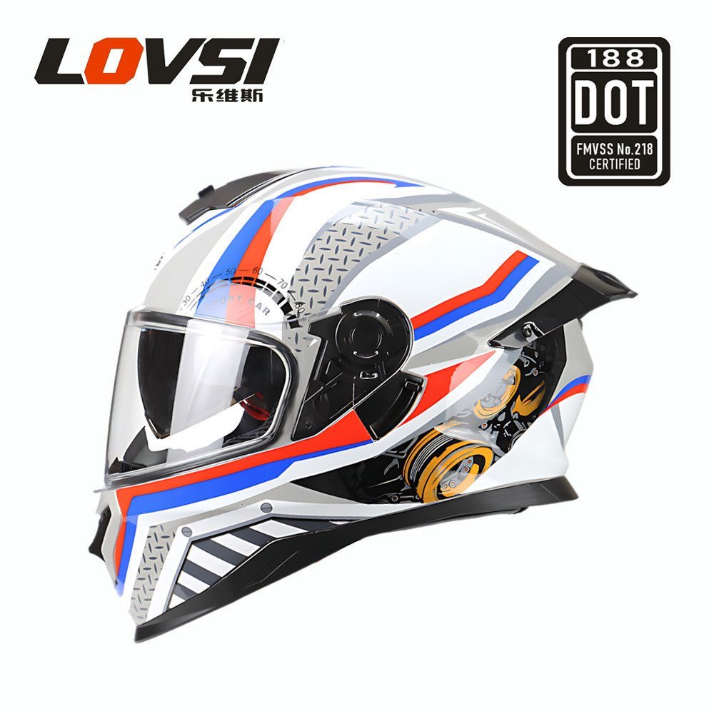 หมวกกันน็อกมอเตอร์ไซค์ผู้ชาย รองรับมาตรฐาน DOT สำหรับการขับขี่อย่าง ...