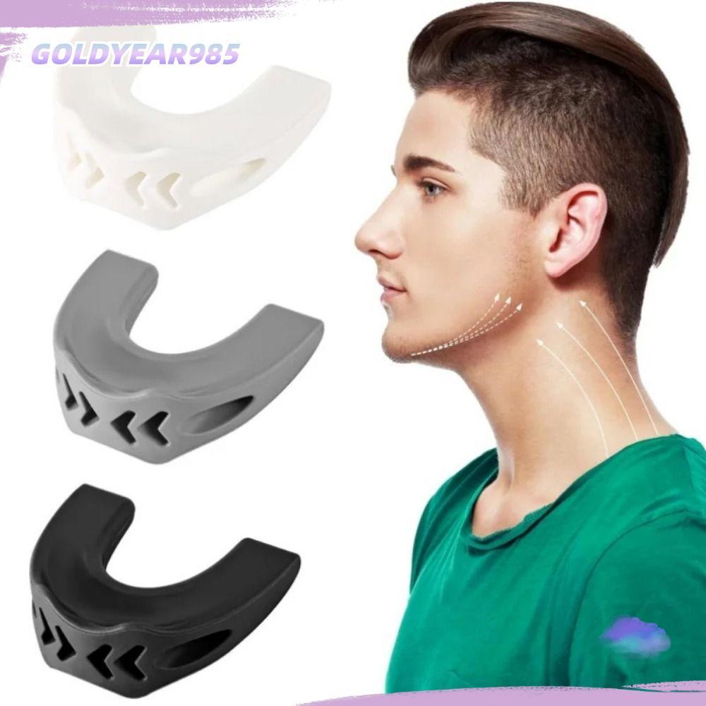 GOLDYEAR985 Jaw Exerciser,แบบพกพา Anti-stress Redefine Jawline Trainer ...