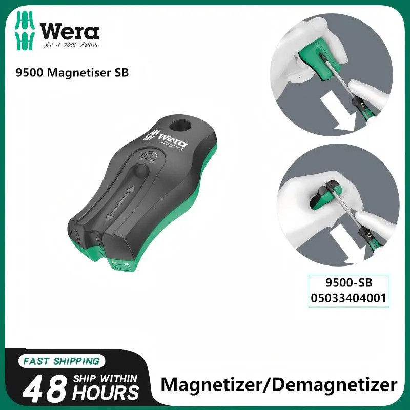 เวียร่า Wera 05033404001 9500-SB Magnetizer/Demagnetizer, การแม่เหล็ก ...