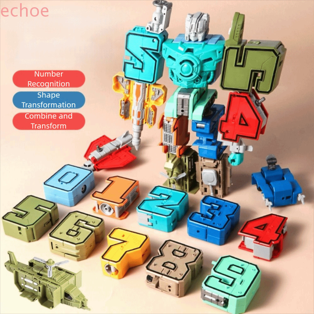 ECHOEDGE หุ่นยนต์ Transformation Building Blocks, Alphabots Deformable ...