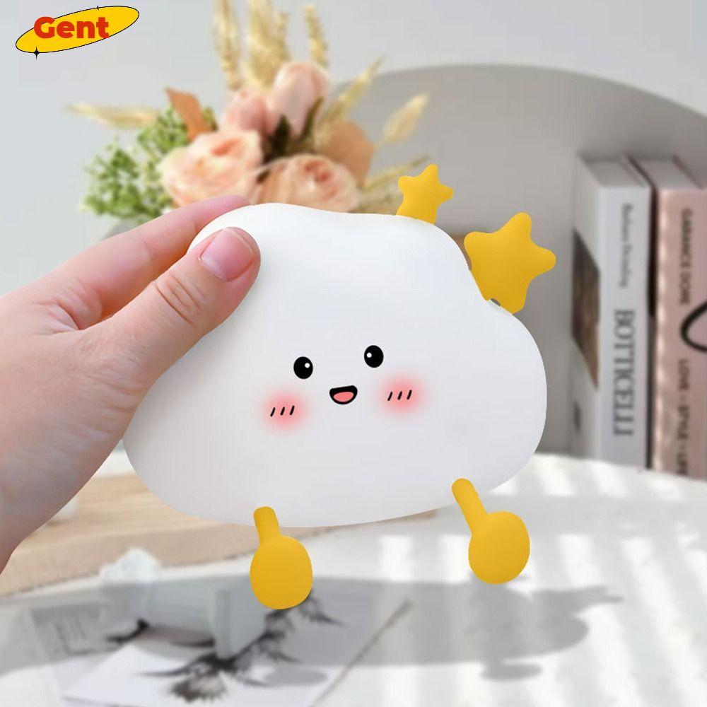 GENT ไฟLEDกลางคืน ปรับแสงได้5ระดับ ชาร์จUSB พัดลมซิลิโคนPat เดสก์ท็อป ...