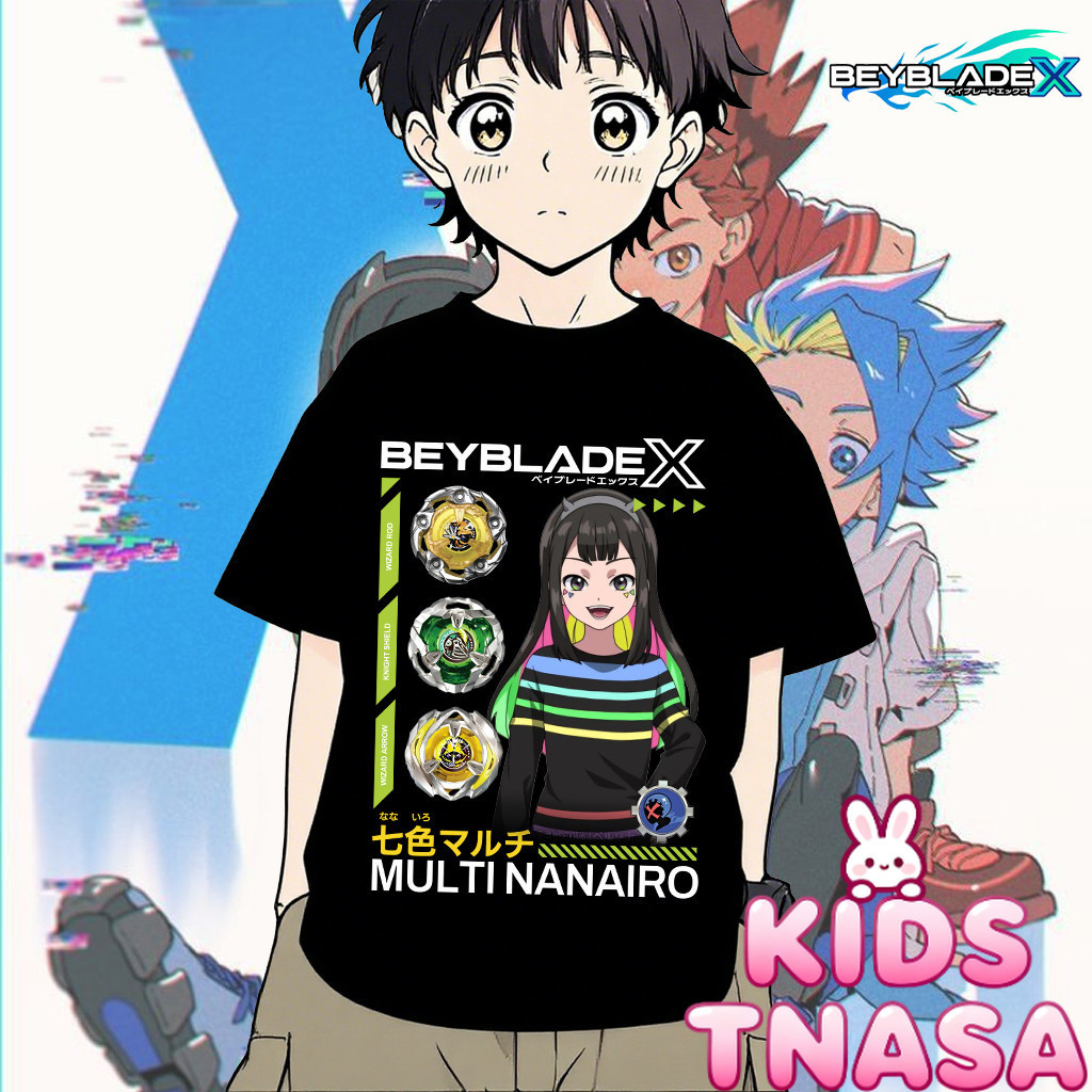 COD(จัดส่งตลอด 24 ชั่วโมง)Beyblade X เสื้อยืดเด็ก แขนสั้น พิมพ์ลาย ใส่ ...