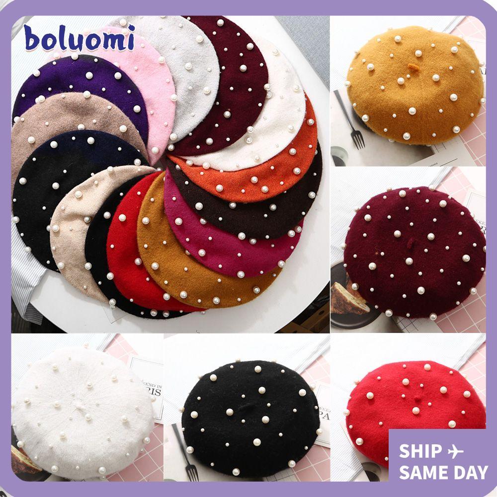 Bolomi ก้านหมวกขนแกะ วูลสปินนิ่ง สำหรับหญิงสาว แบบแบ๊กกี้ | Shopee Thailand