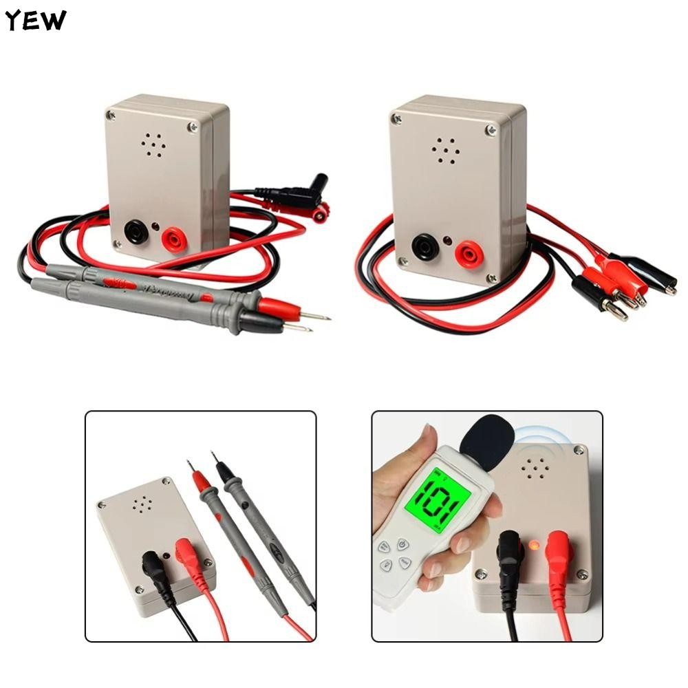 YEW Buzzer Tester, Buzzer Alarm 9V สายไฟคุณภาพสูงพร้อมไฟแสดงสถานะพร้อม ...