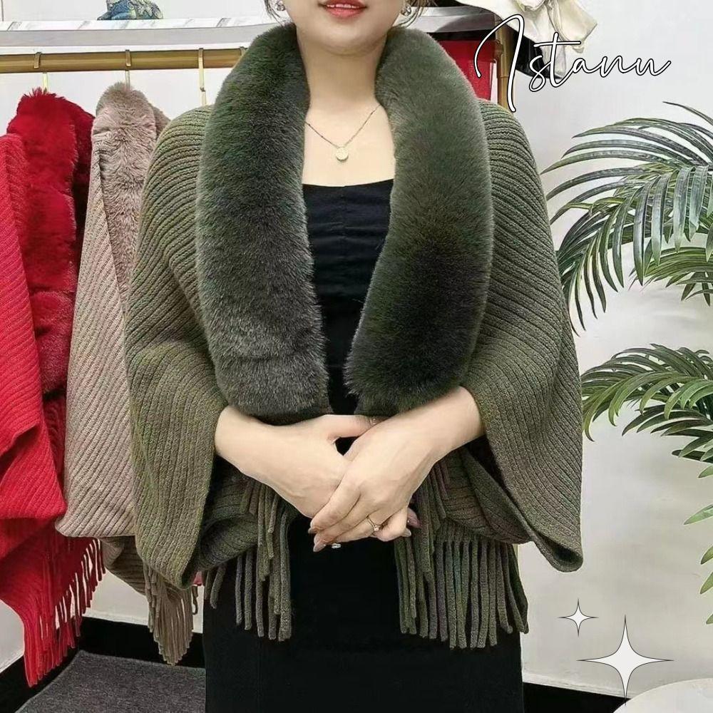 ISTANU โค้ตคาร์ดิแกนถักพิเศษสำหรับสตรี ให้ความอบอุ่นในฤดูหนาว | Shopee ...