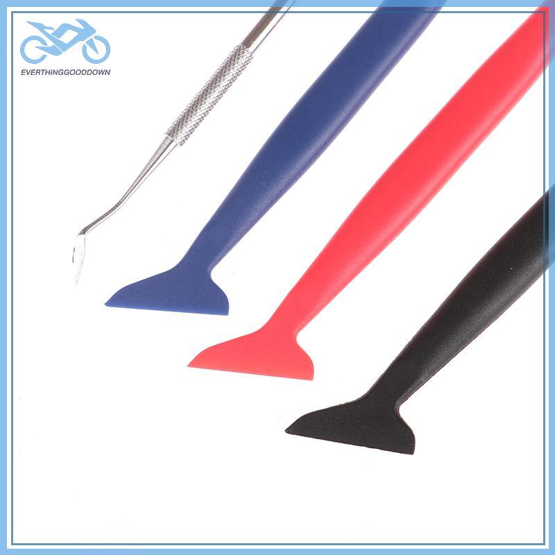 EVER 1/3PCS รถฟิล์มห่อ Scraper อุปกรณ์เสริมรถสติกเกอร์ความแข็งห่อเครื่องมือ Micro ไม้กวาดหุ้มยาง ...